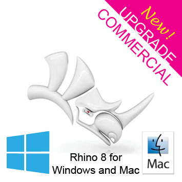 Rhino 8 Commercial Upgrade Single User [R80U] Windows or Mac – 3D # ANZ