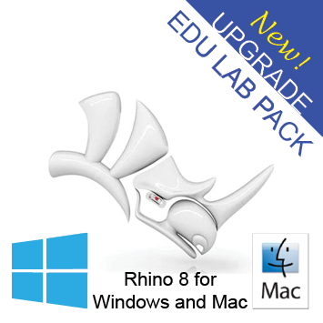 Rhino 8 Educational Lab Kit Upgrade (30 users) Upgrade [R80U-LAB] for ...